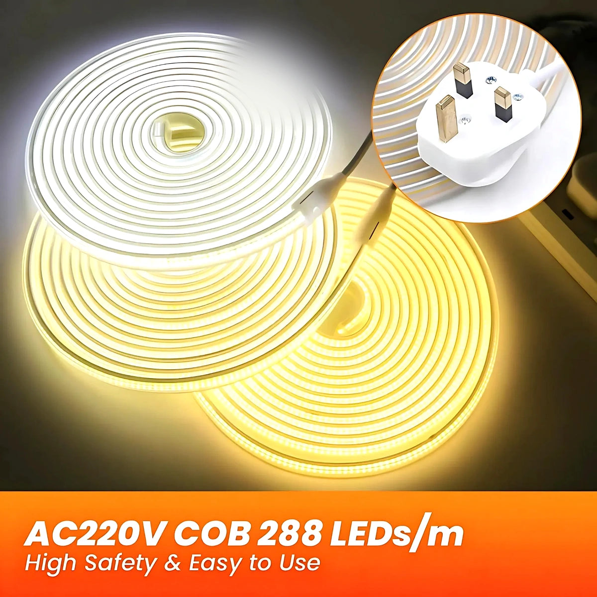 Neon Flexible Waterproof 288 LEDs/m Strip Light – Indoor Décor Lightin ...